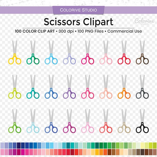 Scissor Clipart - Etsy