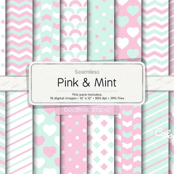 Pink Mint - Etsy