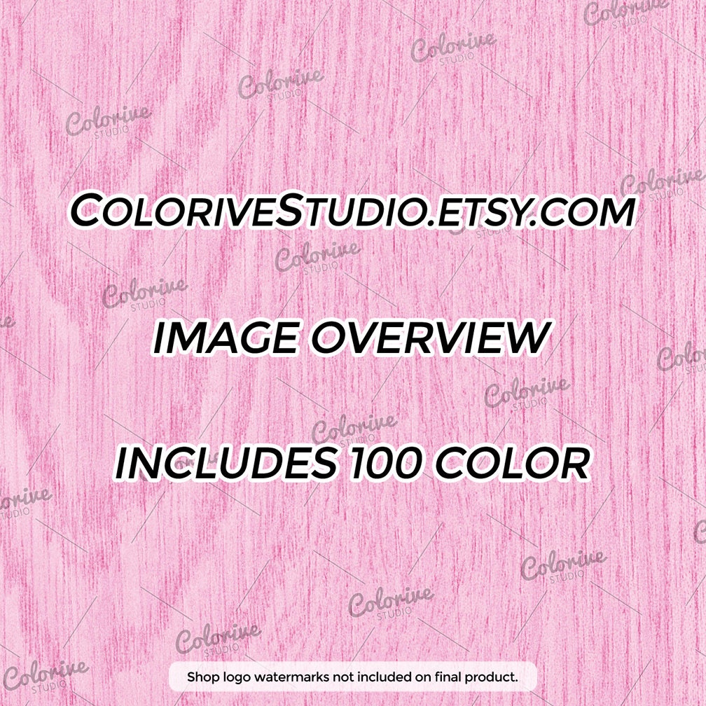 Wood Digital Paper 100 Rainbow Colors Colored Wood Grain - Etsy