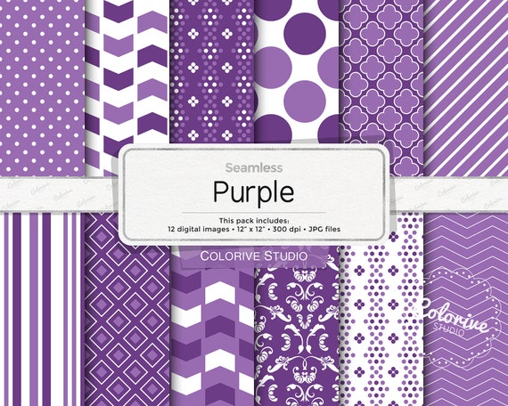 Purple Chevron Patterns