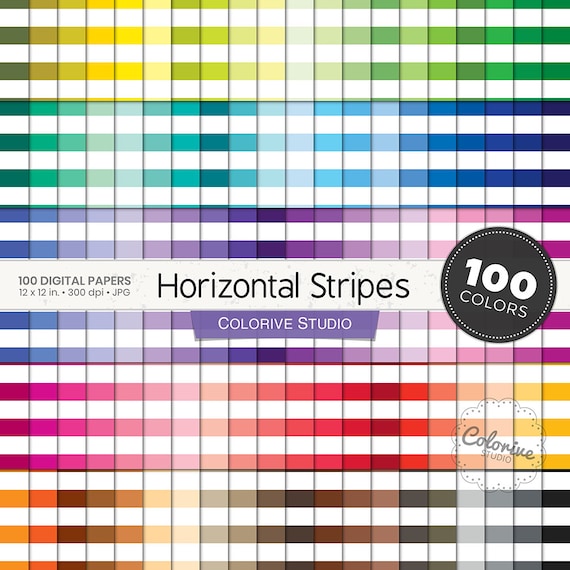 Rayas De Arcoiris Horizontales