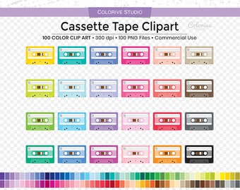 Cassette Tape SVG PNG Clipart Files Retro Vintage 80s & 90s - Etsy