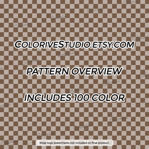 Tinted Checkerboard Digital Paper 100 Rainbow Colors Checkered - Etsy