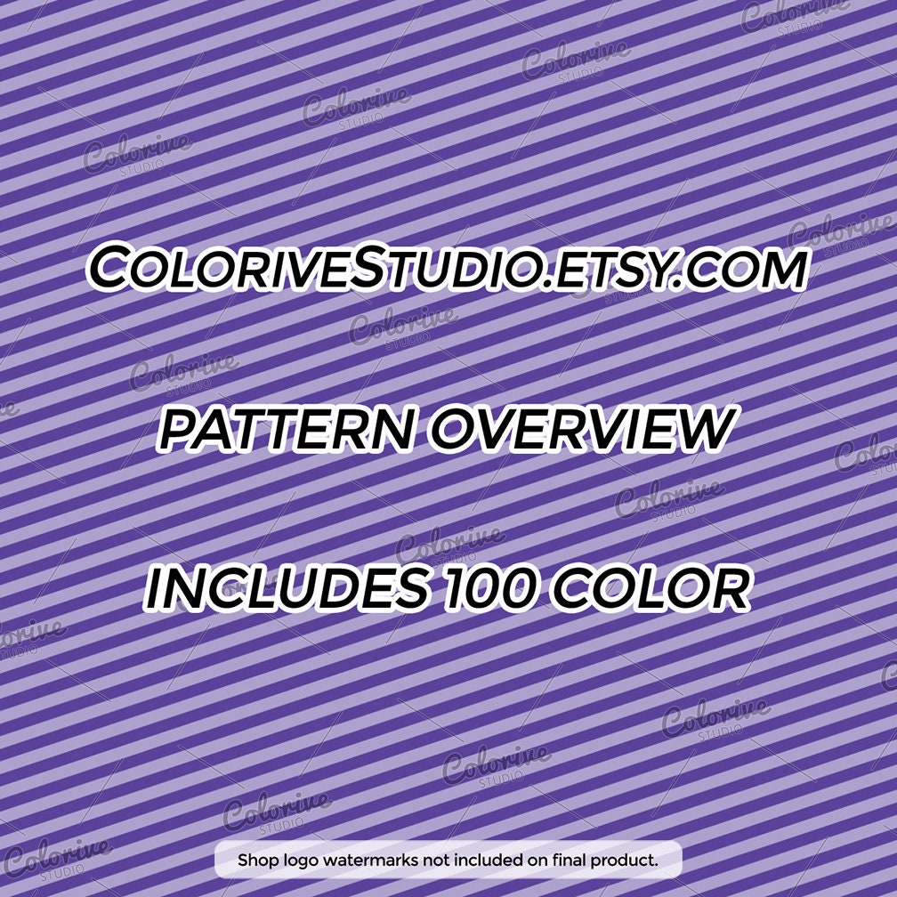 Tinted Diagonal Stripes Digital Paper 100 Rainbow Colors Small - Etsy