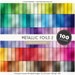 Foil Digital Paper 100 Rainbow Colors Metallic Foils | Etsy
