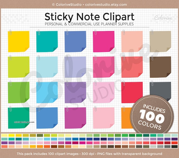 Colourful Sticky Notes Png