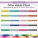 100 Glitter Header Planner Clipart Glitter Texture Task Box - Etsy