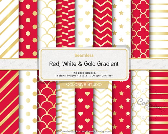 Red Scrapbook Paper Patterns
