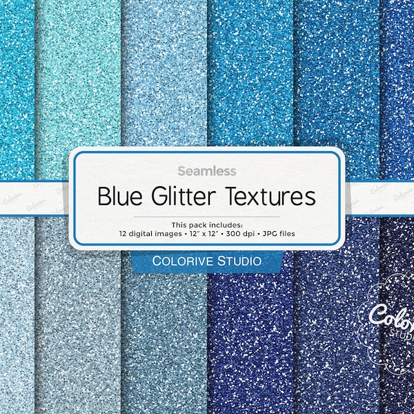 Blue Glitter - Etsy