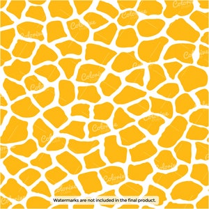 Giraffe Digital Paper 100 Rainbow Colors Wild Animal Print Giraffe ...