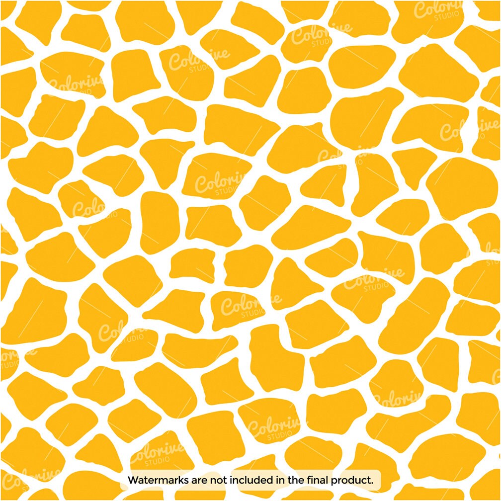 Giraffe Digital Paper 100 Colors Rainbow Seamless Animal Print ...