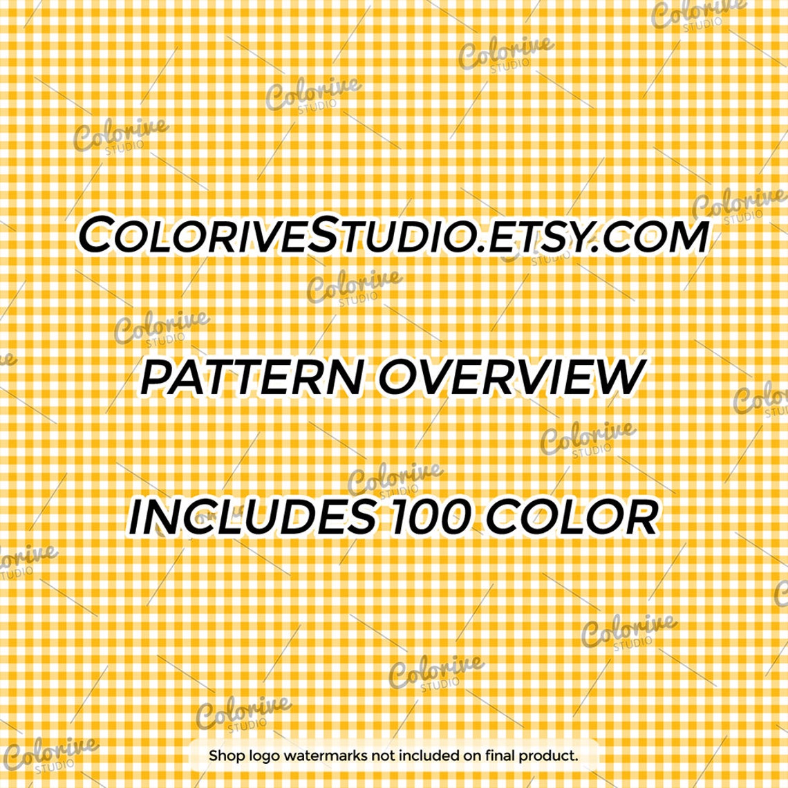 Small Gingham Digital Paper 100 Rainbow Colors Small - Etsy