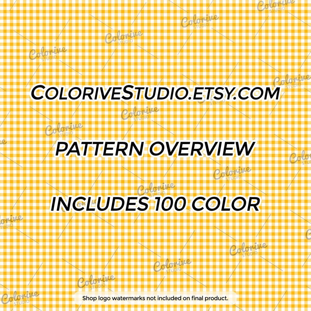 Small Gingham Digital Paper 100 Rainbow Colors Small - Etsy