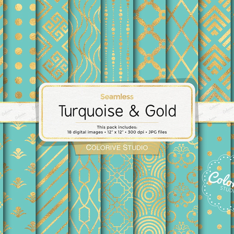 Turquoise Wallpaper - Etsy