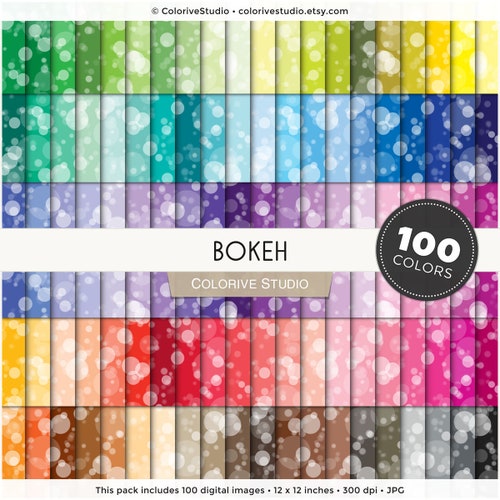 Foil Digital Paper 100 Rainbow Colors Metallic Foils - Etsy