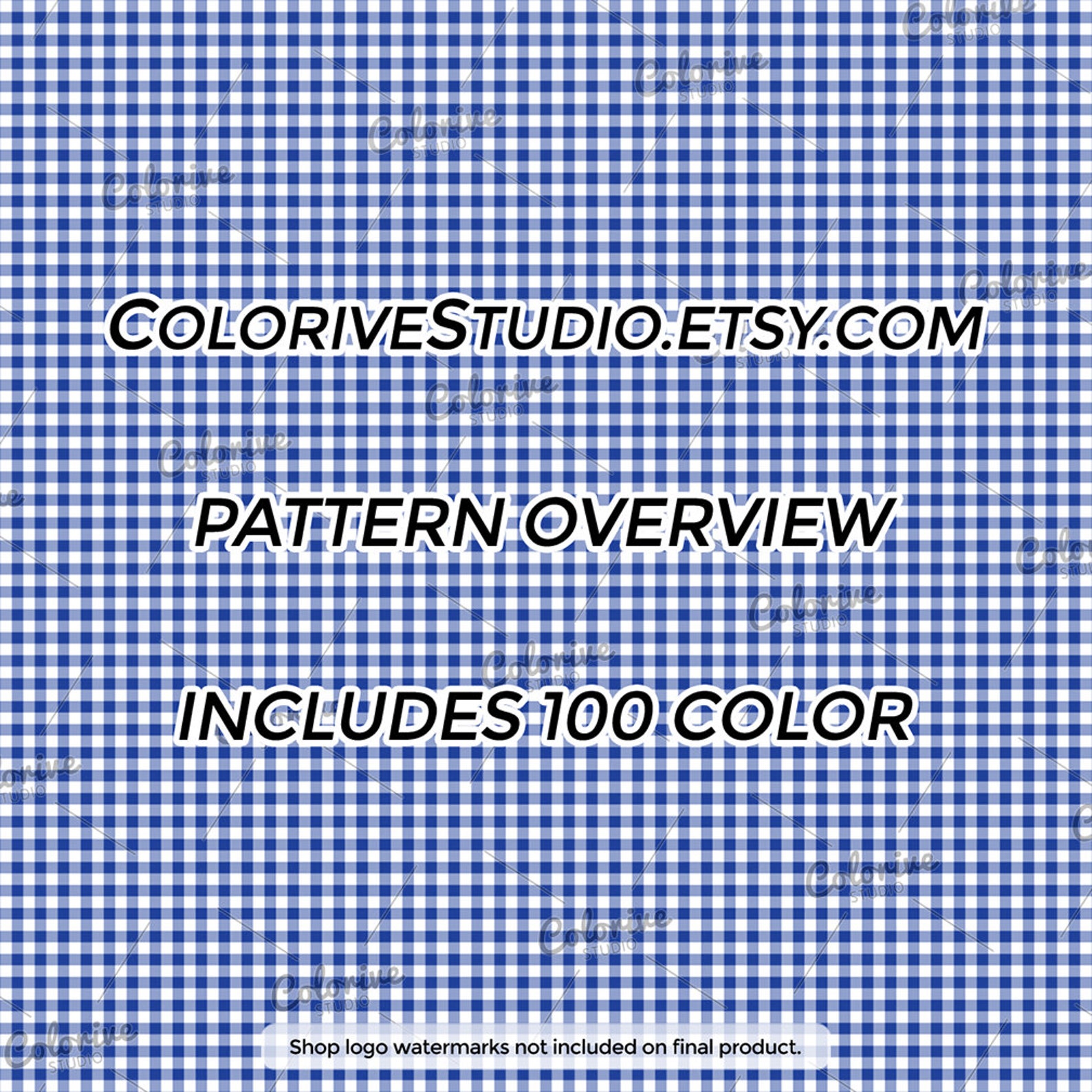 Small Gingham Digital Paper 100 Rainbow Colors Small - Etsy