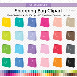 100 Shopping Bag Clipart Rainbow Colors Shop Day Bags Shopping Png Clip ...