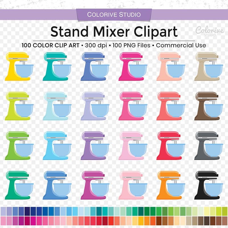 Stand Mixer Clipart - Etsy