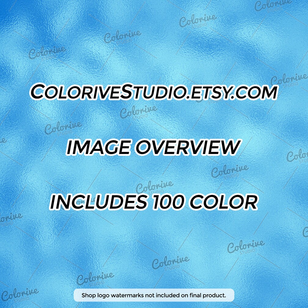 Foil Digital Paper 100 Rainbow Colors Metallic Foil Background | Etsy