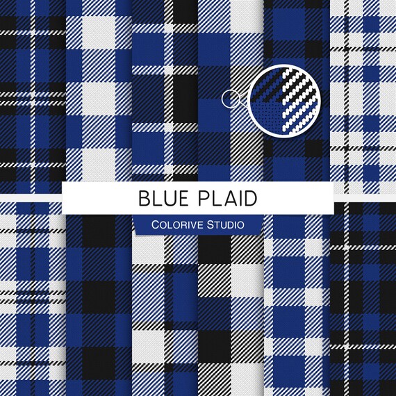 Blue And White Plaid Patterns