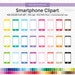 100 Smartphone Clipart Rainbow Colors Smart Mobile Cell Phone Png ...