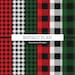 Purple Plaid Digital Paper Plaid Tartan Buffalo Check - Etsy