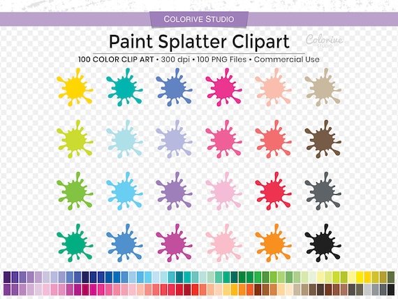 Cute Paint Splatters