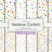 Ombre Glitter Digital Paper 100 Rainbow Colors Ombre Gradient Glitter ...