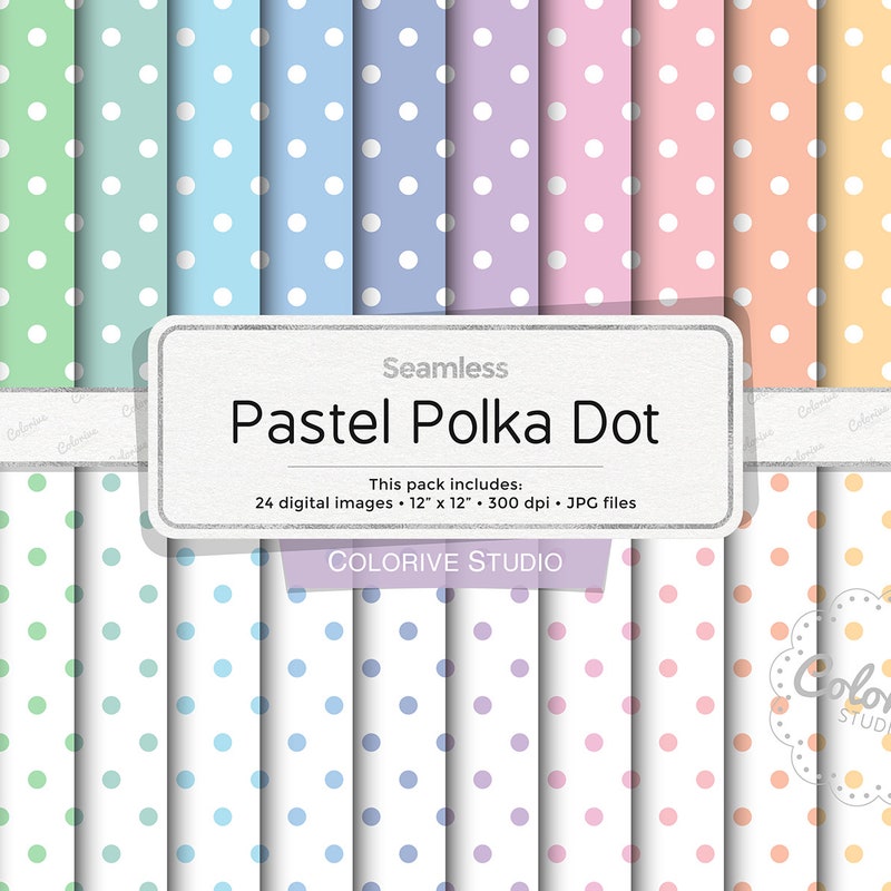 Watercolor Polka Dot Wallpaper - Etsy