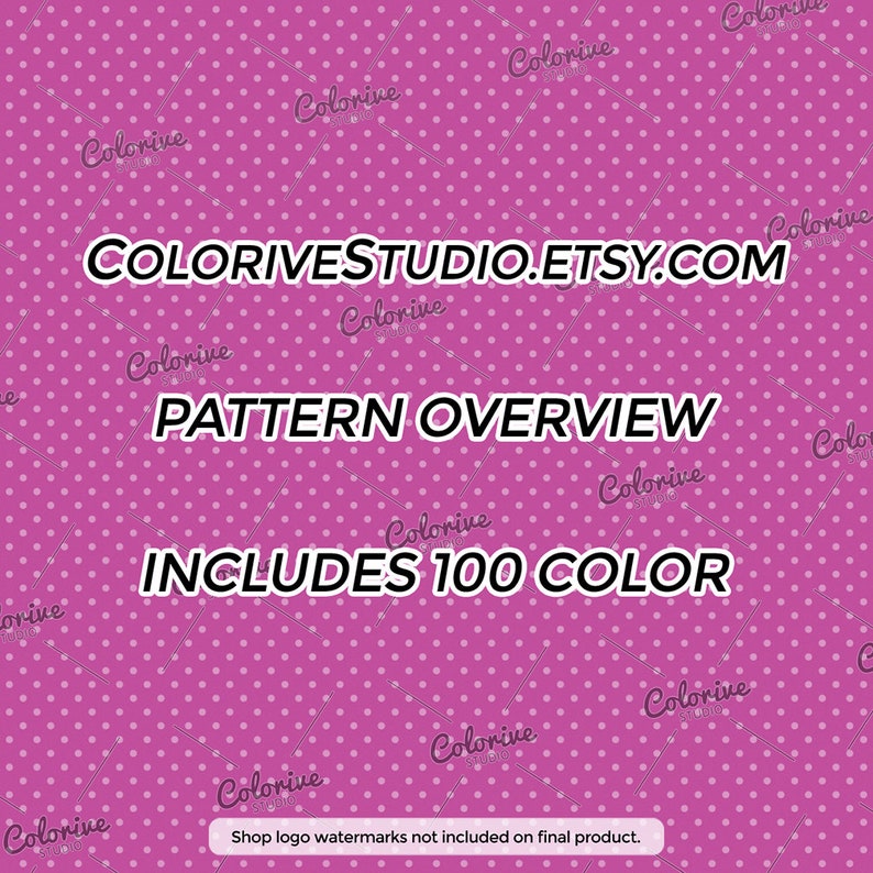 Tinted Tiny Polka Dot Digital Paper 100 Rainbow Colors Small | Etsy