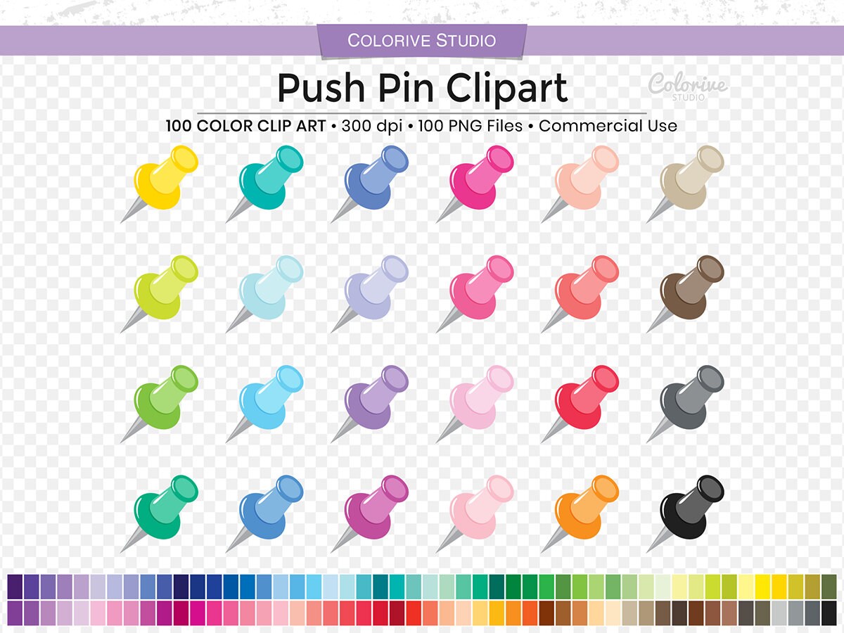 Pushpin Clip Art