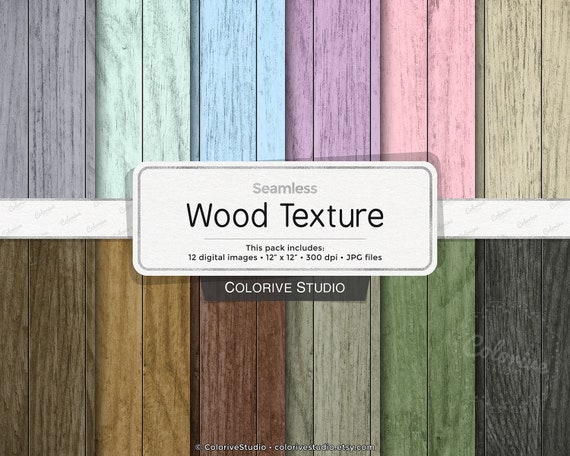 Wood Digital Paper Natural and Pastel Wood Planks Texture | Etsy