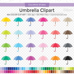 100 Umbrella Clipart Rainbow Colors Rainy Day Umbrella Png Clip Art ...