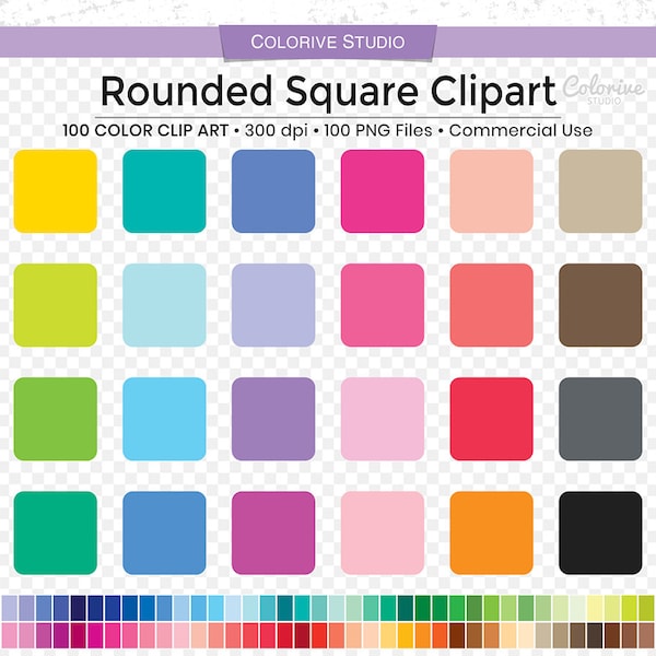 Rainbow Clipart - Etsy UK