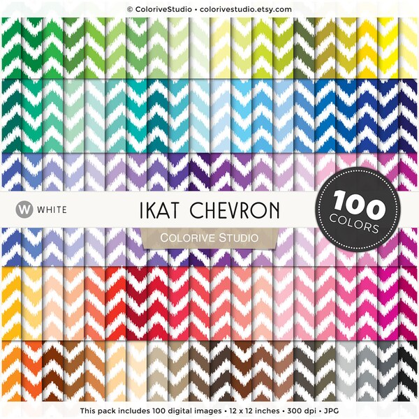 Chevron Ikat - Etsy