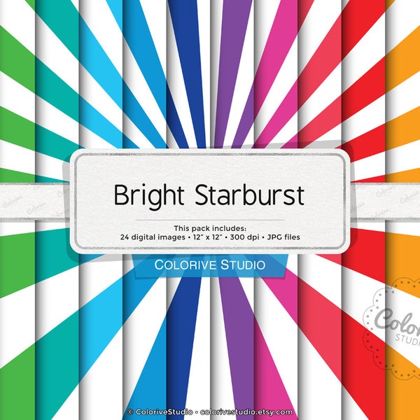 Starburst Backgrounds - Etsy