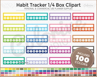 Habit Tracker Stickers - Etsy