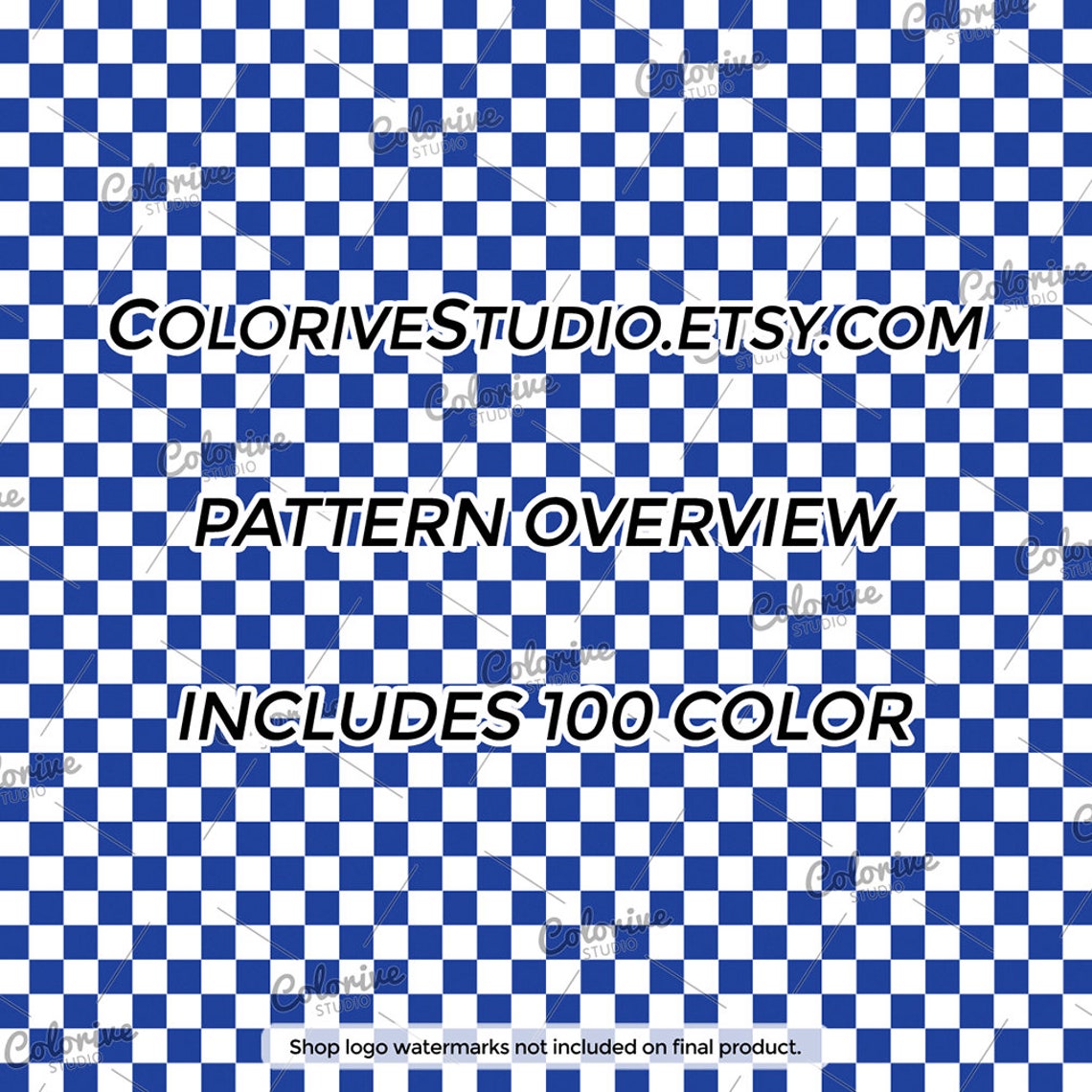 Checkerboard Digital Paper 100 Rainbow Colors Checkered Check - Etsy