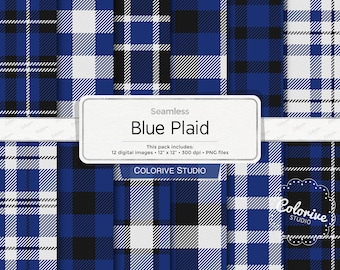 Buffalo Plaid Digital Paper Lumberjack Check Instant Download. - Etsy