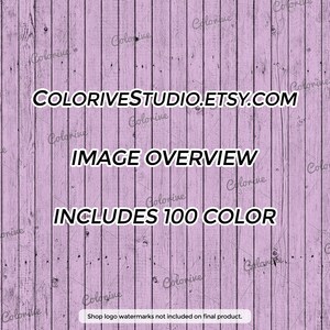 Wood Planks Digital Paper 100 Rainbow Colors Colored Wood Fence Texture ...