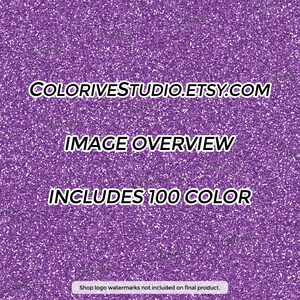 Glitter Digital Paper 100 Rainbow Colors Seamless Metallic Glitter ...