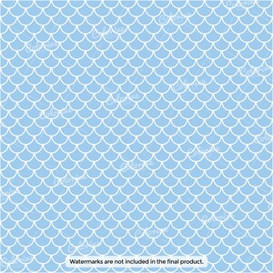 Scales Digital Paper 100 Rainbow Colors Fish Scales Mermaid Scales ...