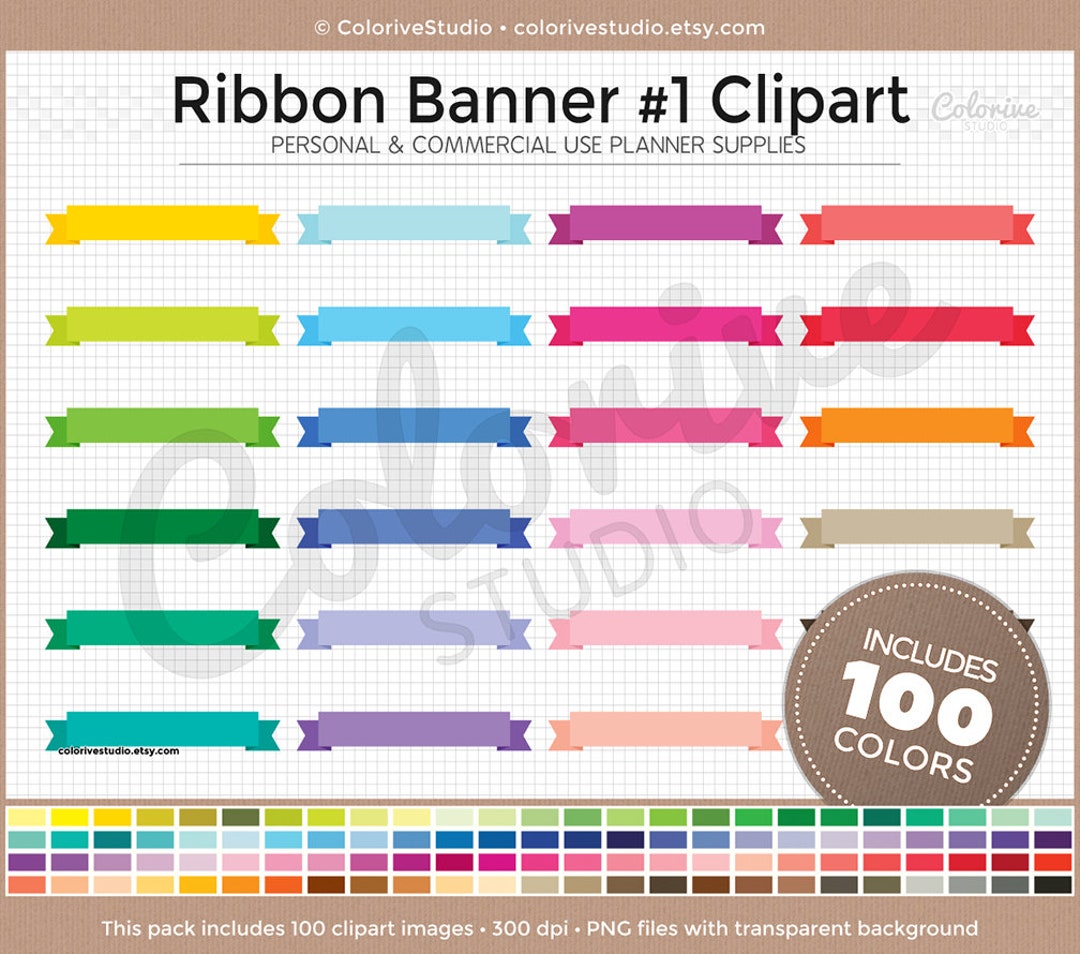 Straight Ribbon Banner Png