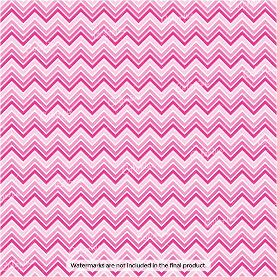 Pink Ombre Chevron Background