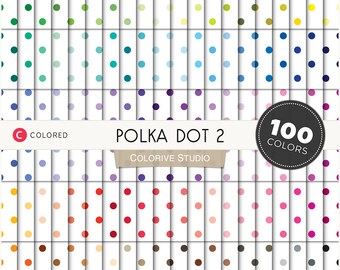 Bright Polka Dot | Etsy