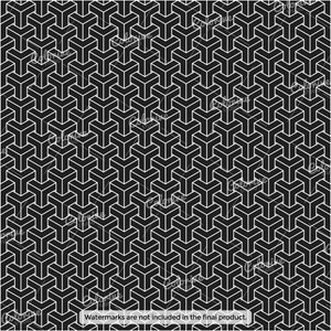 Geometric Pattern Digital Paper 100 Rainbow Colors Retro Isometric 3D ...