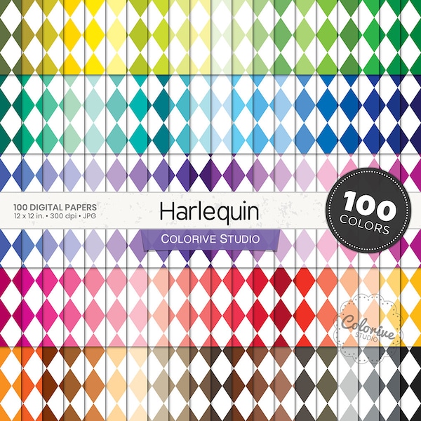 Harlequin Patterns - Etsy