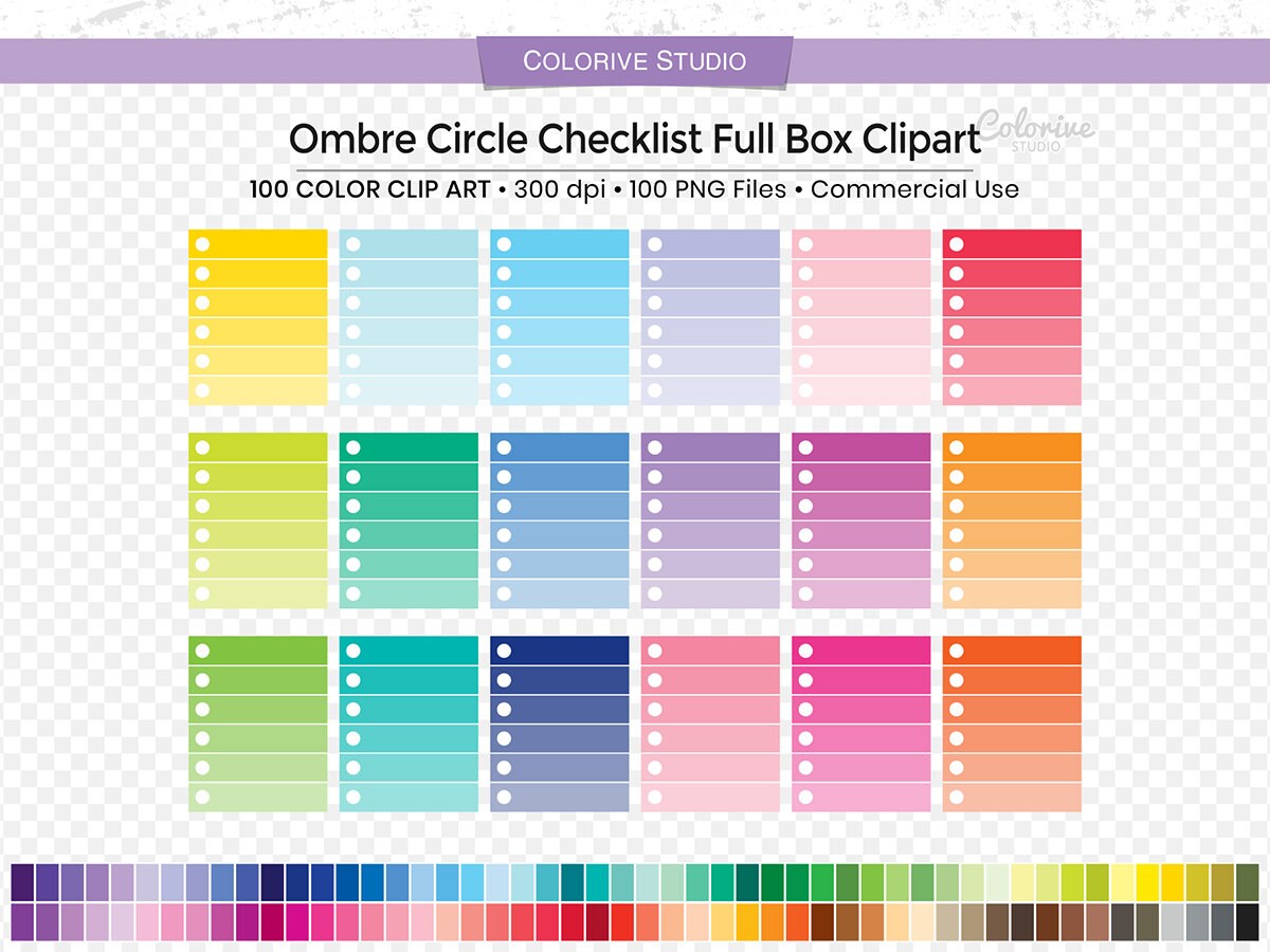 Artworking Checklist Clipart