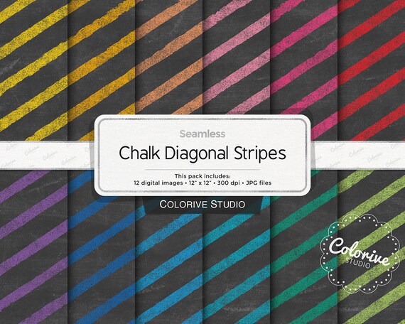 Digital Scrapbook Chalk Lines Pretty Paper. True Stories. {and