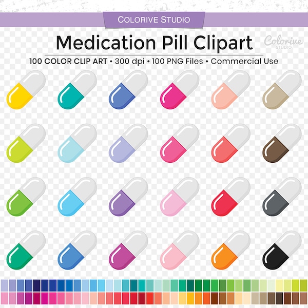 Medicine Clipart - Etsy